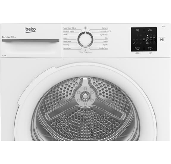 8kg Heat Pump Tumble Dryer with Sensor Programmes BM3T3823 | Beko UK