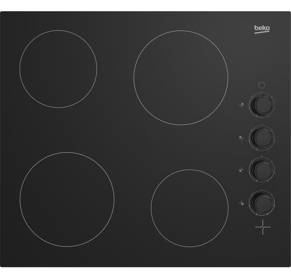 60cm Ceramic Hob with Side Knob Controls HIC64102 | Beko UK