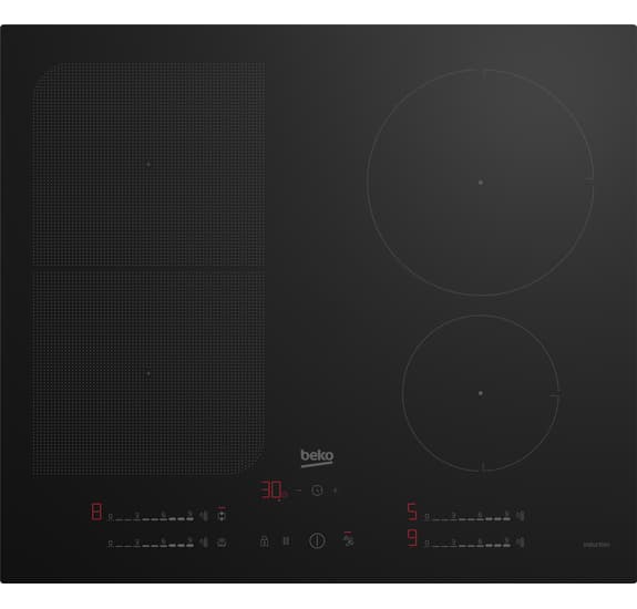 60cm Induction Hob with SafeCook Sensor HII64760UFT | Beko UK