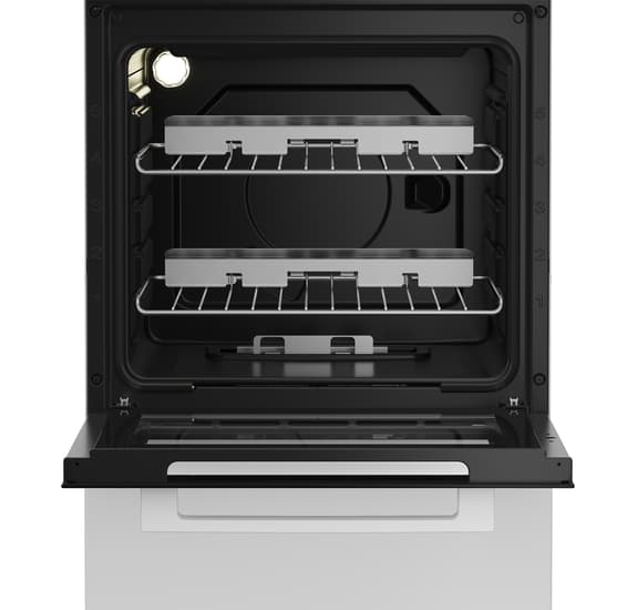 50cm Freestanding Gas Single Oven Eye Level Cooker KA52NE | Beko UK