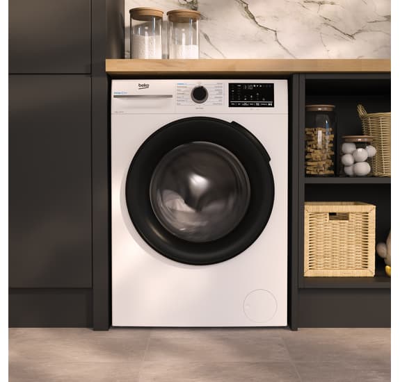 Freestanding 9kg 1400rpm Washing Machine with EnergySpin and IronFast ...