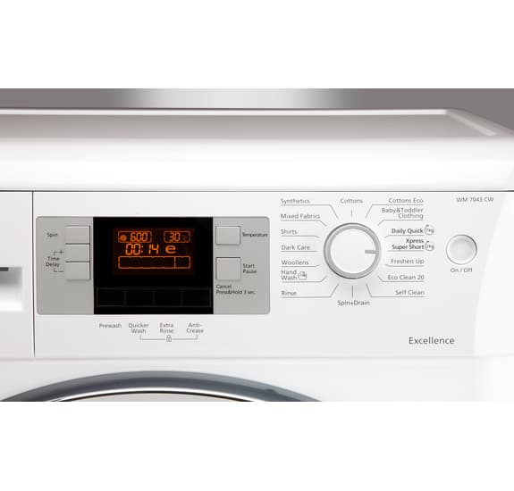 A++AB Rated 7kg, 1400rpm Washing Machine WM7043C | Beko UK