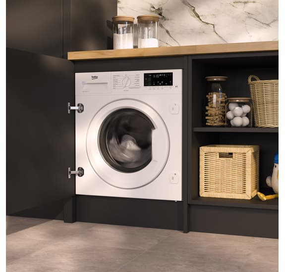 Integrated 9kg 1400rpm Washing Machine with IronFast WTIK94121F | Beko UK