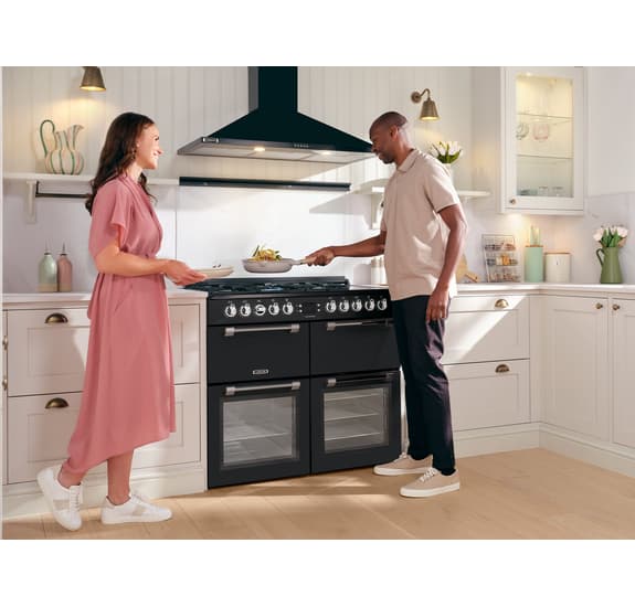 100cm Dual Fuel Range Cooker | Chefmaster CC100F521 | Leisure