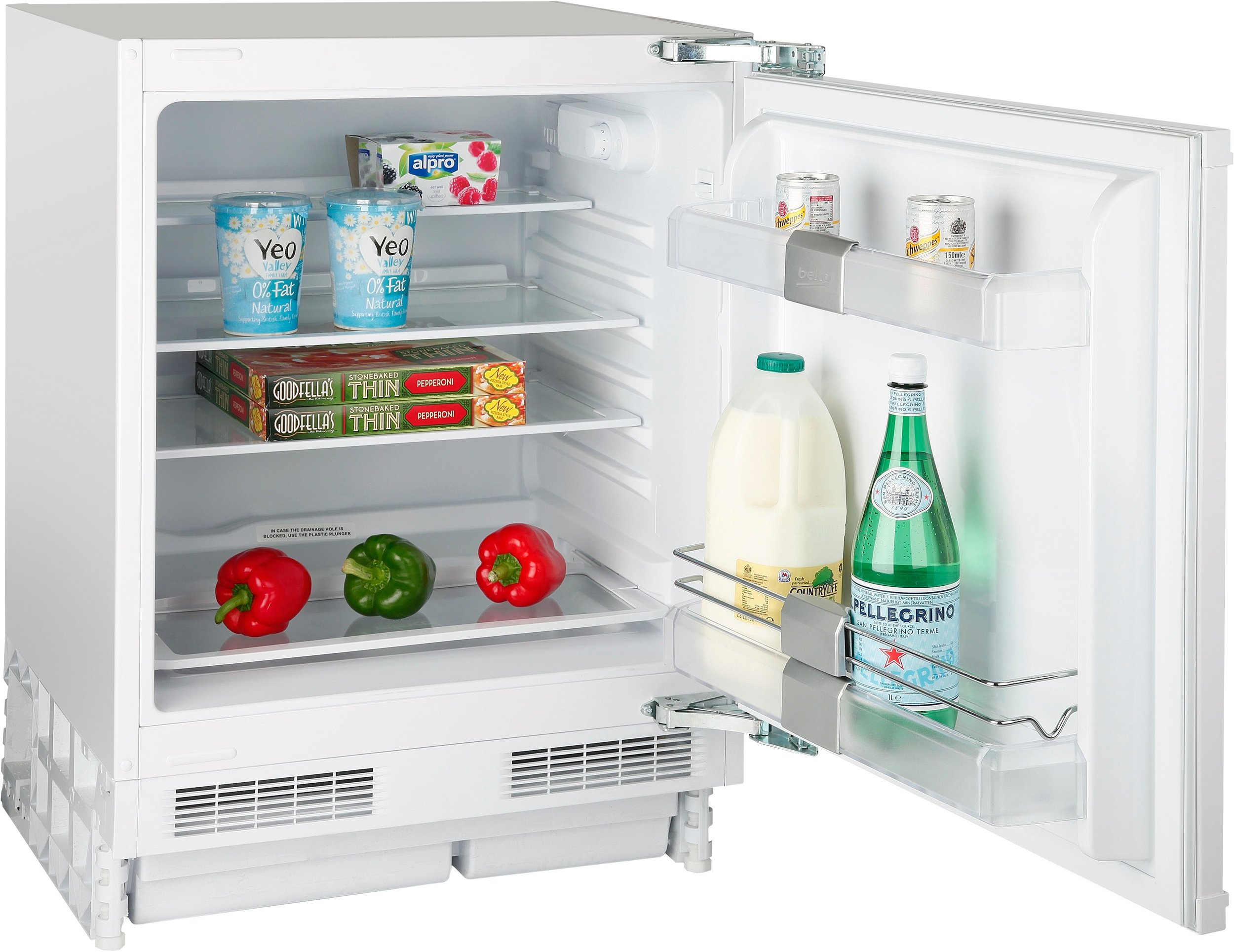 Beko integrated larder fridge store