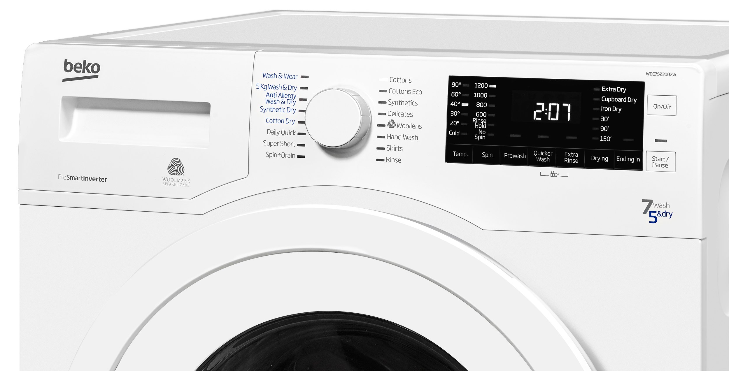 Beko 7 wash 5 dry store